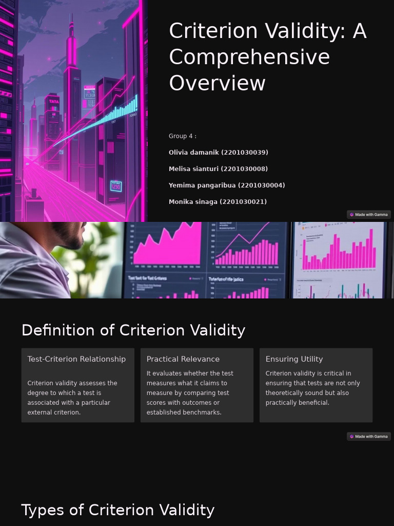 Understanding Criterion Validity Explained | PDF | Validity (Statistics ...