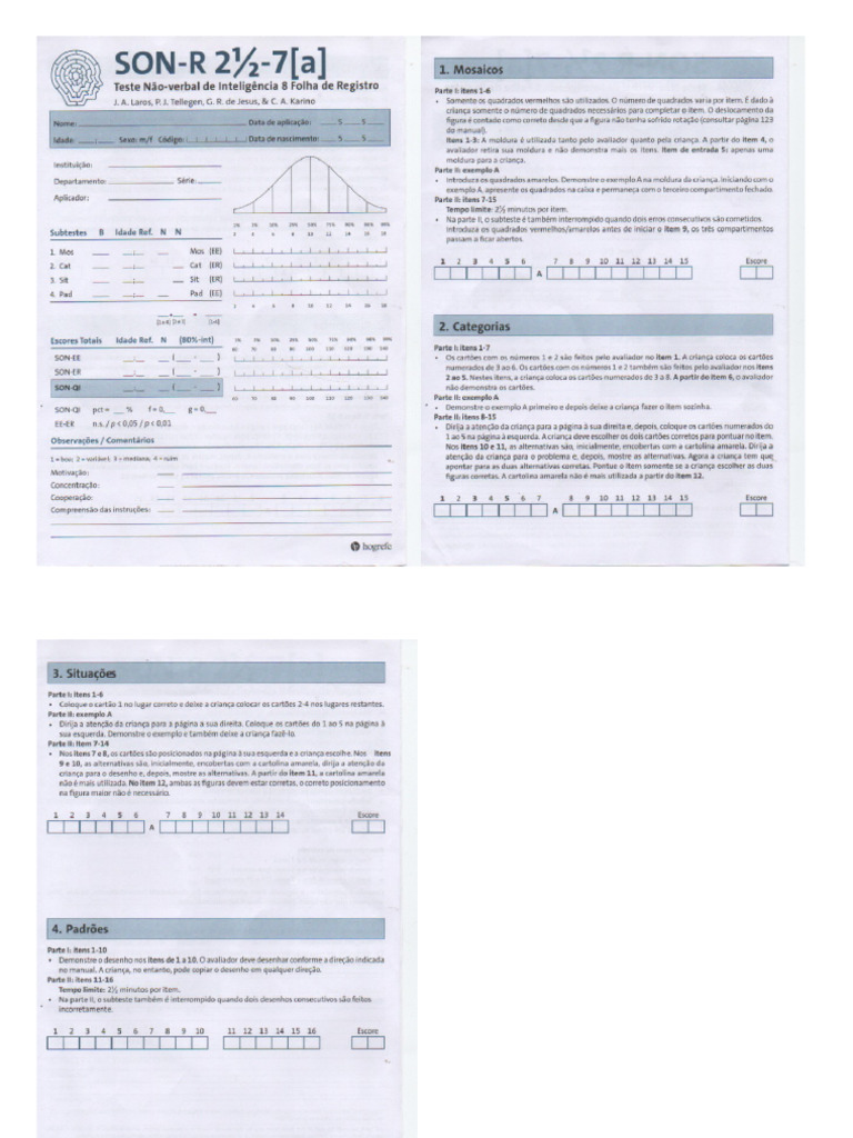 Folha de Registro Son-R | PDF