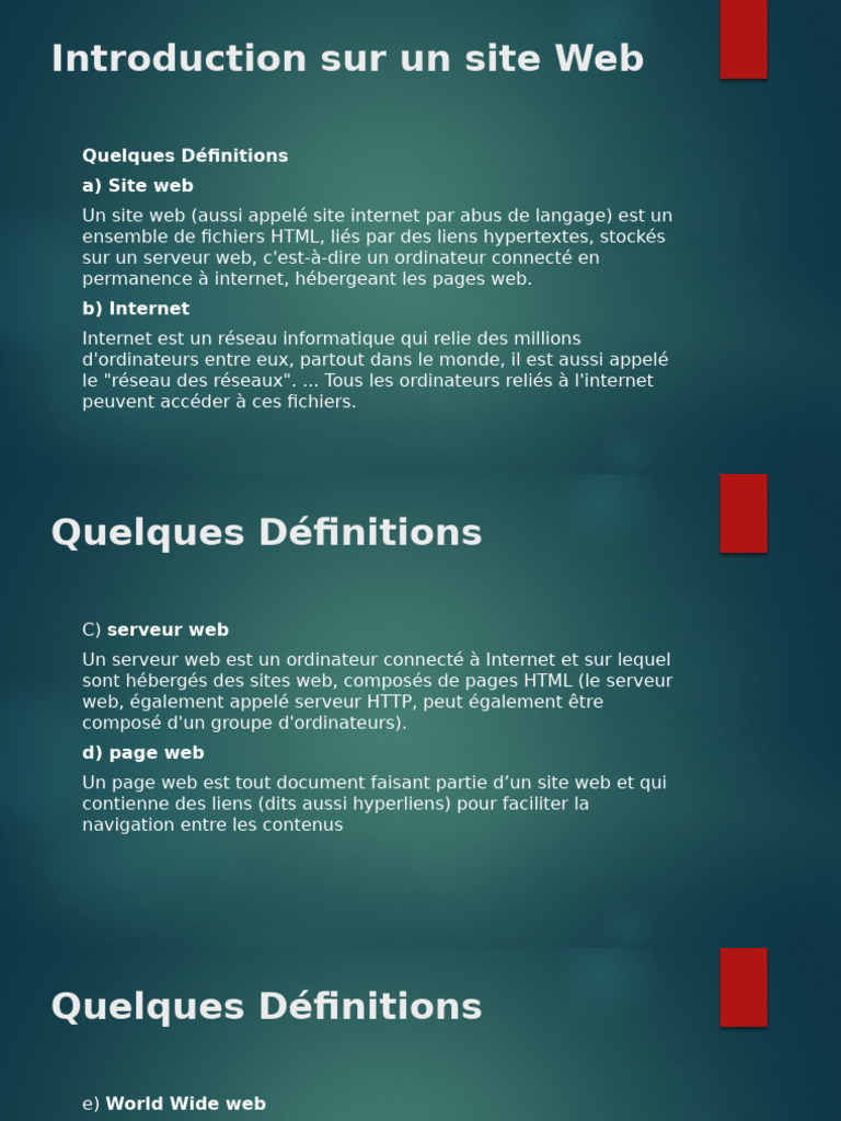 Formarion sur webDesign | PDF | Internet | Internet et Web