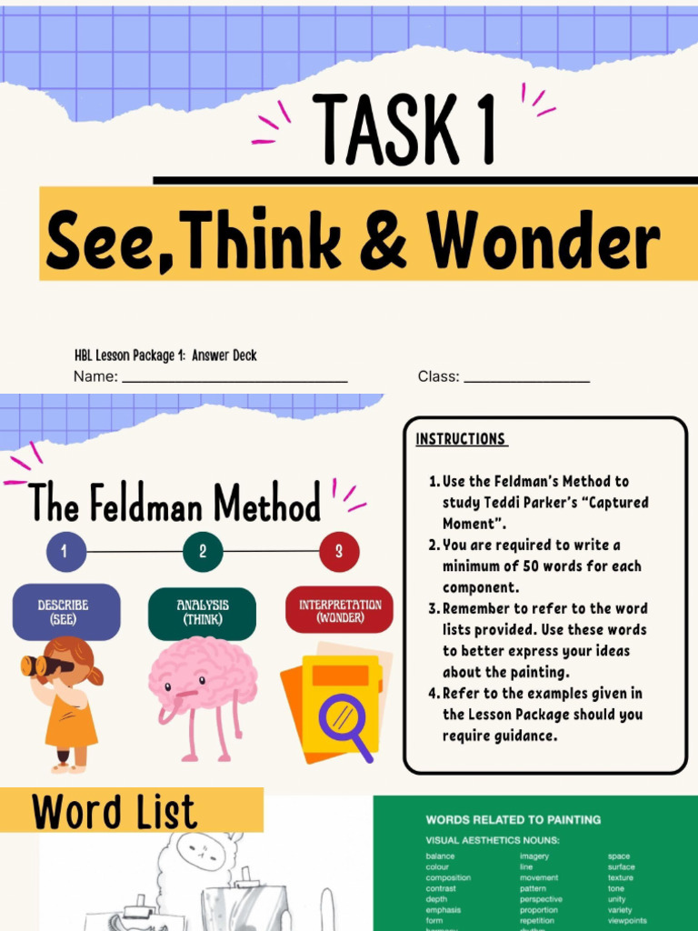 Lim Jia Hui Jarrel (FMSS) - (Template) (Template) Answer Deck - See Think Wonder LS HBL Package ...