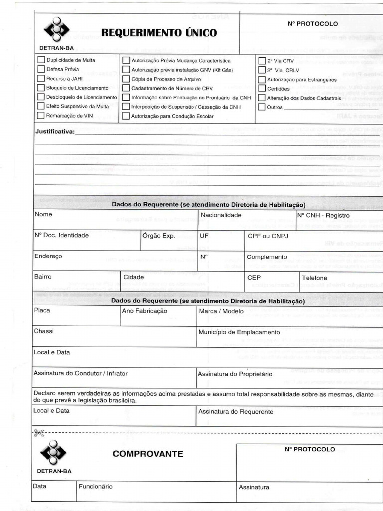 Requerimento para PDF | PDF