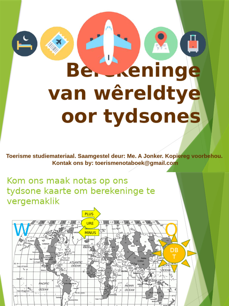 9.1 Bereken Tydsones | PDF