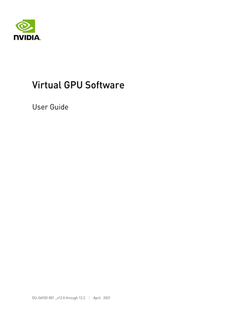 Grid Vgpu User Guide | PDF | Graphics Processing Unit | Virtual Machine