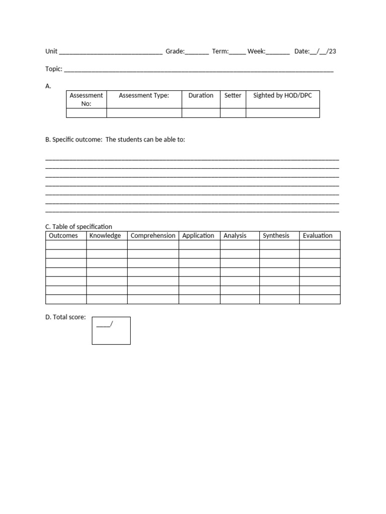 Exam Specification Term3 Gradde9 & 11 | PDF | Computing