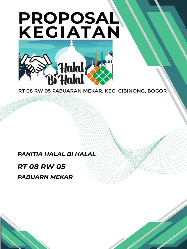 Proposal Halal Bi Halal Pabuaran Mekar | PDF