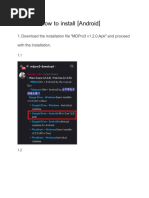 MDPro3 How To Install (EN) | PDF