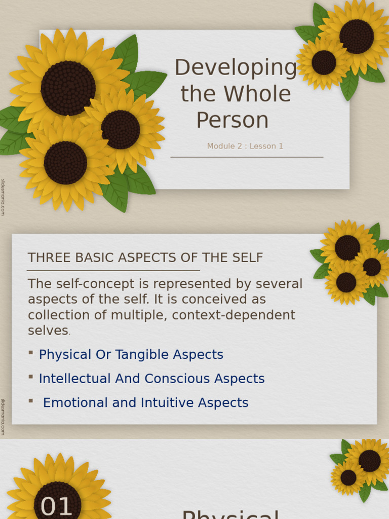 Three Aspects of Self-Concept Explained | PDF