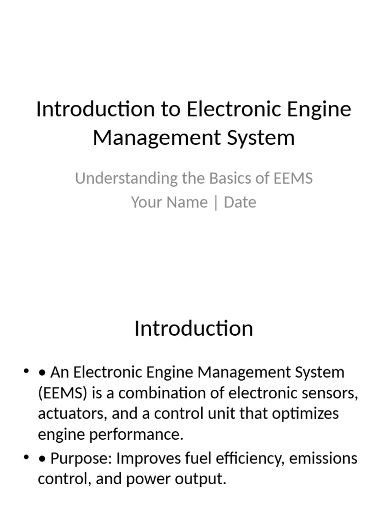 EEMS Presentation | PDF