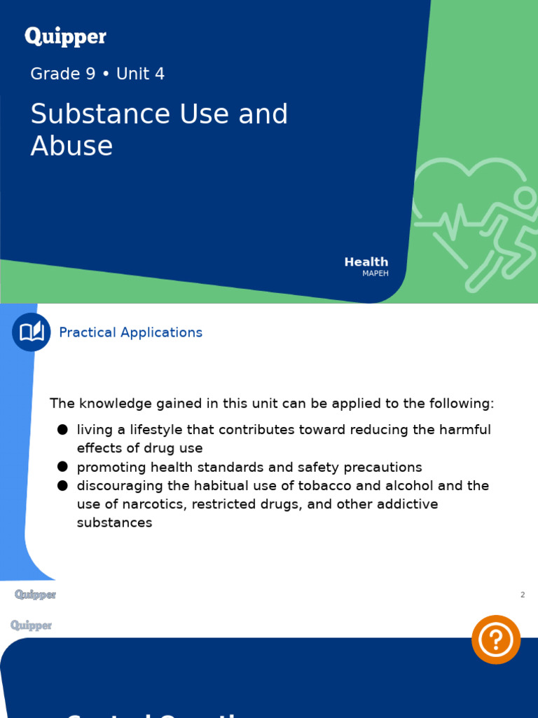 Understanding Substance Use and Abuse | PDF | Substance Abuse ...