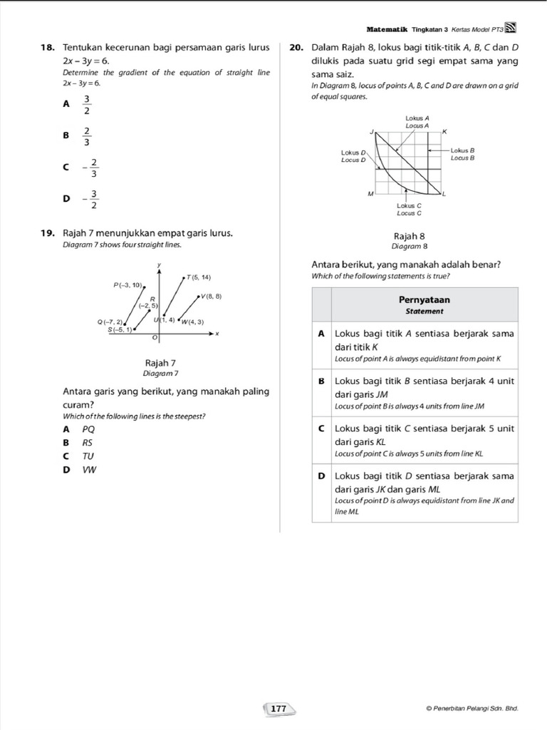 Power Up Math f3 Kertas Model Pt3练习 | PDF