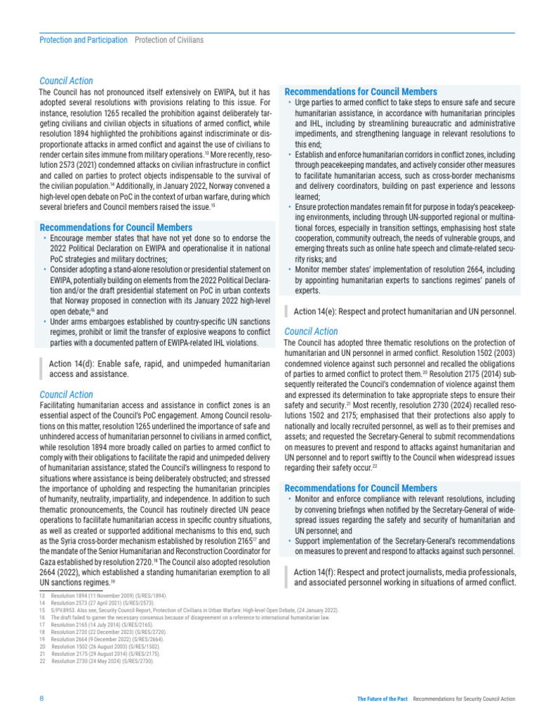 UN Security Council Report - Page8 | PDF | International Humanitarian ...