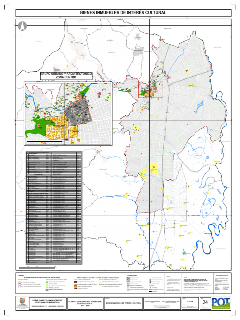 Mapa - 24 - Bienes Inmuebles de Interes Cultural | PDF