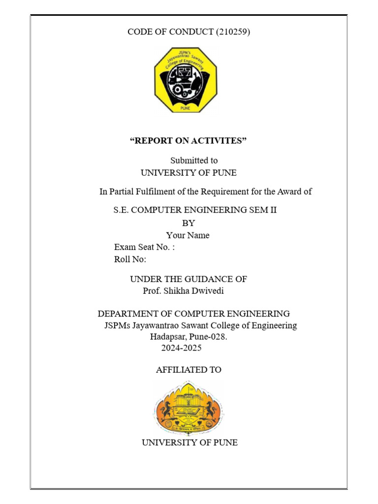 COC First Page Format | PDF