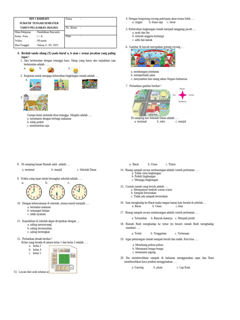 PTS genap PPKN | PDF