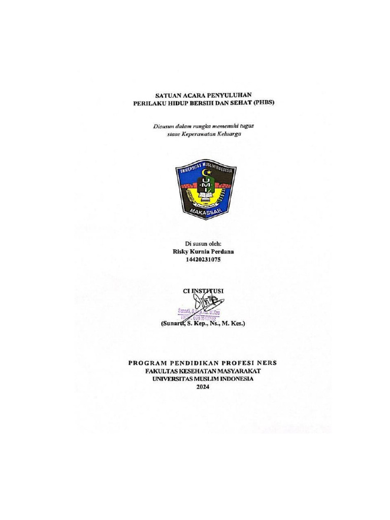 SAP PHBS Risky Perdana | PDF