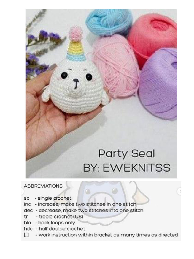 Foca - Eweknitss Ingles | PDF