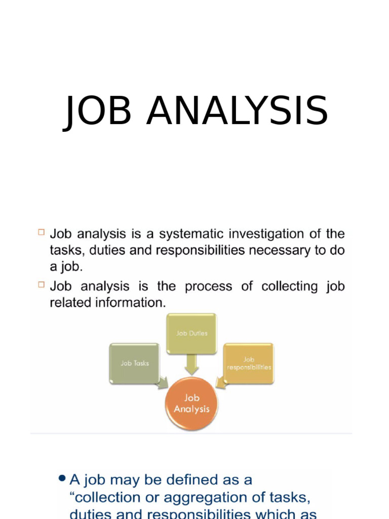 Job Analaysis | PDF
