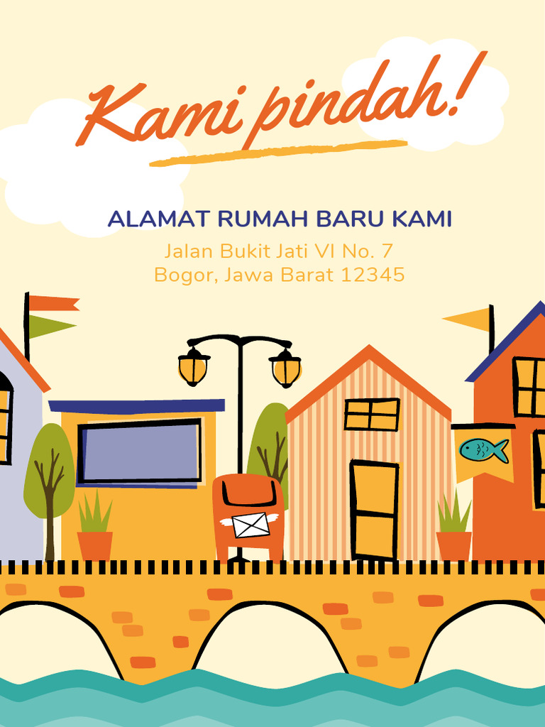 Bergambar Rumah Pindah Rumah Pengumuman | PDF