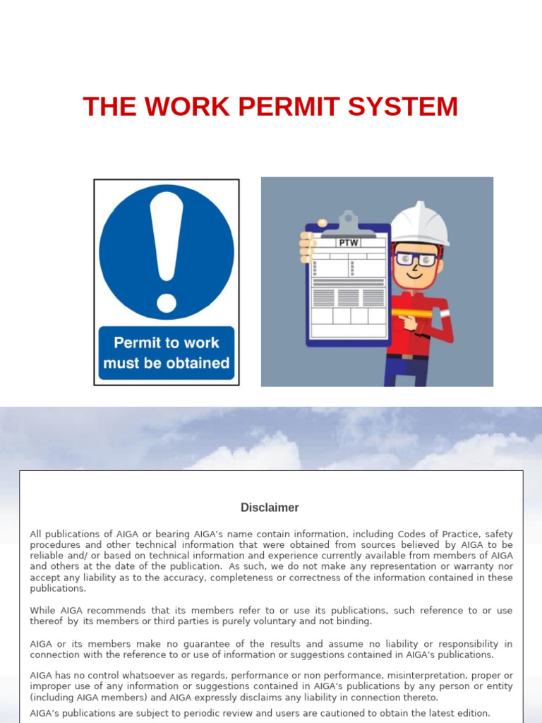 The Work Permit System | PDF | Safety | Fires