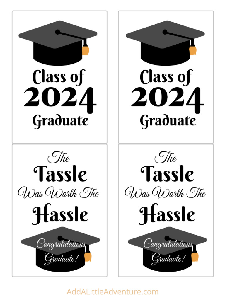 Graduation Wine Labels 2024 | PDF