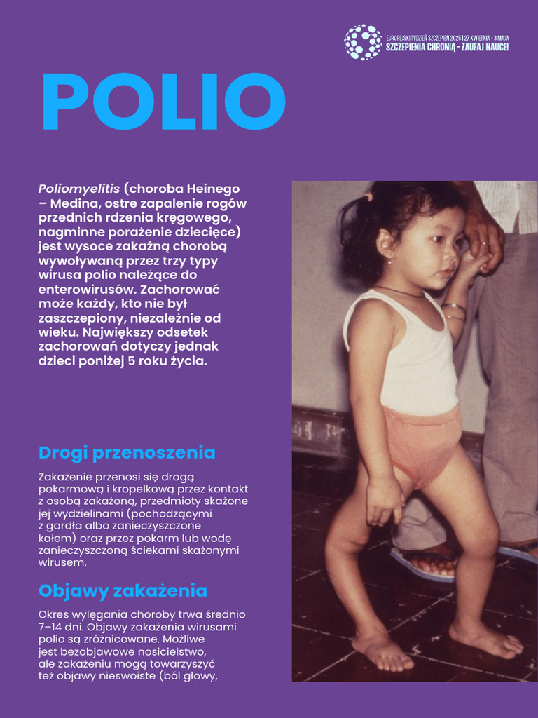 Poliomyelitis Informacja | PDF