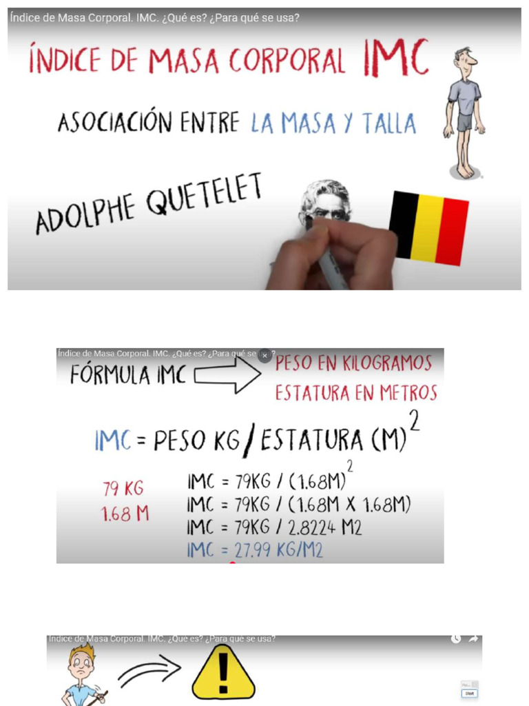 Ppt-Indice de Masa Corporal-Imc | PDF