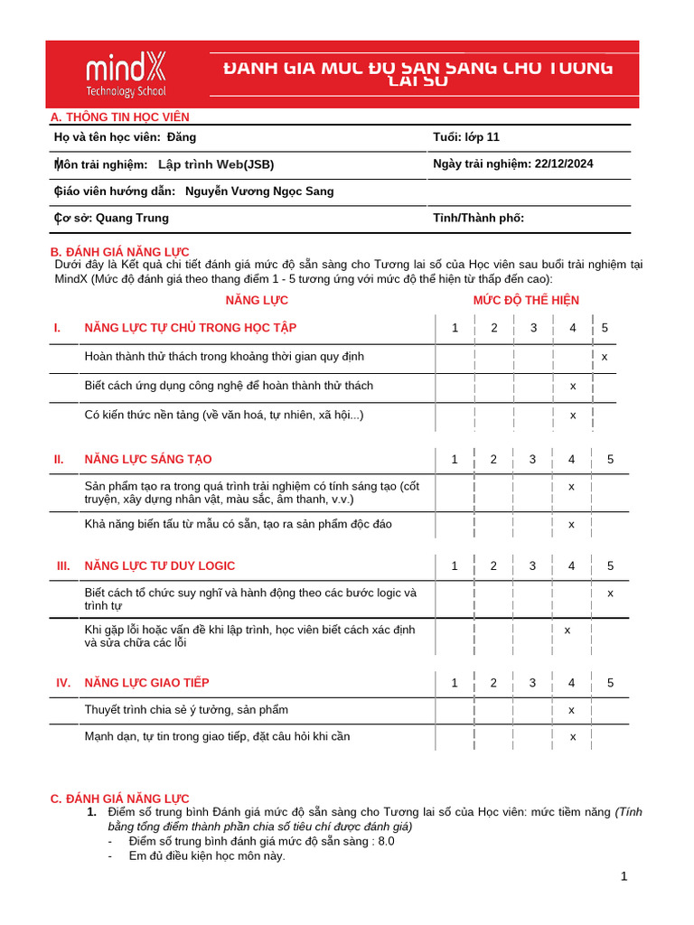 Đăng - L P 11 - JSB | PDF