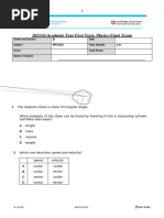 Physical Sciences P1 LimpopoDoE September 2024 | PDF