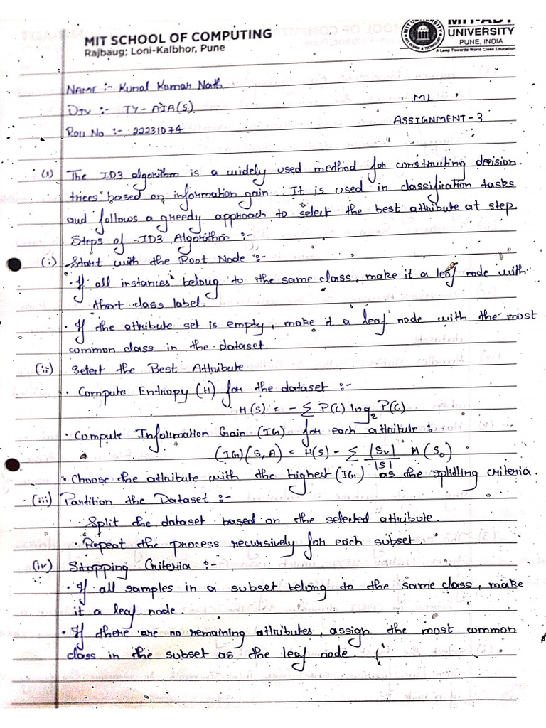 ML Assignment 3 | PDF