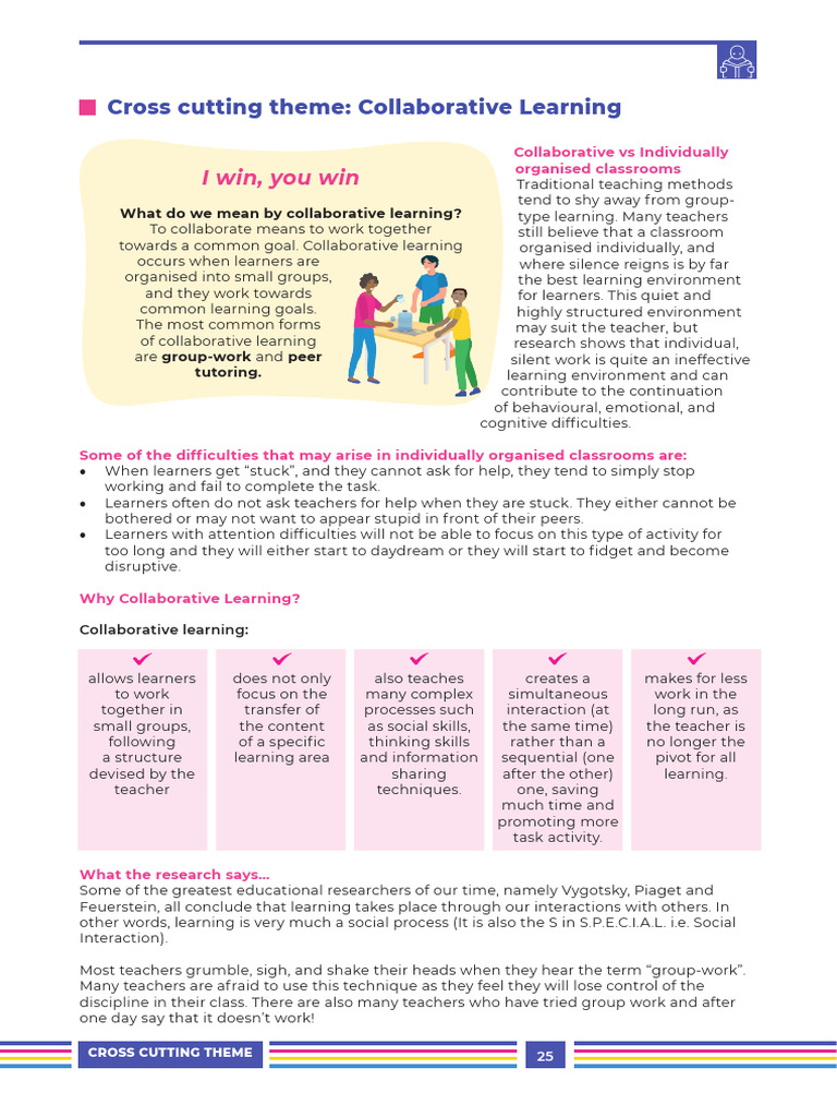 Collaborative Learning in Project Based Learning | PDF | Learning | Teachers