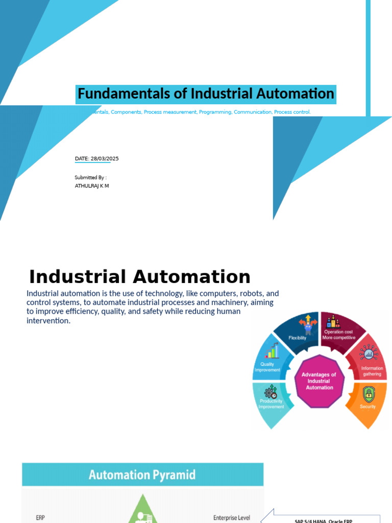 Industrial Automation Fundamentals Guide | PDF | Programmable Logic ...