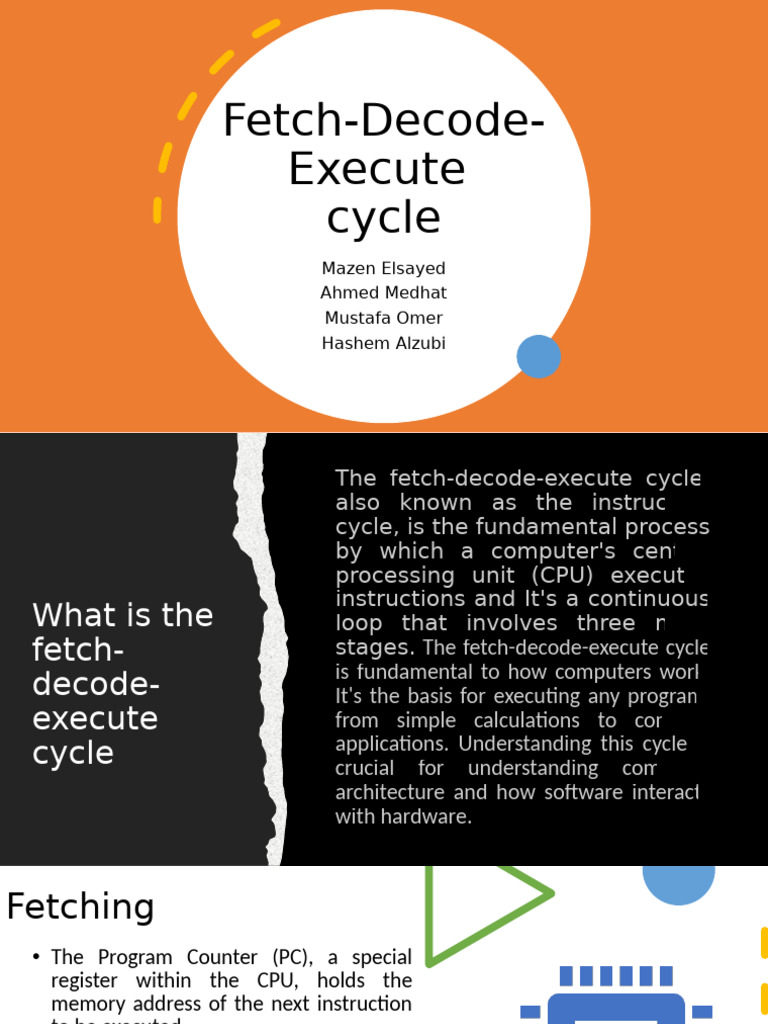 Understanding the Fetch-Decode-Execute Cycle | PDF | Central Processing Unit | Computer Architecture