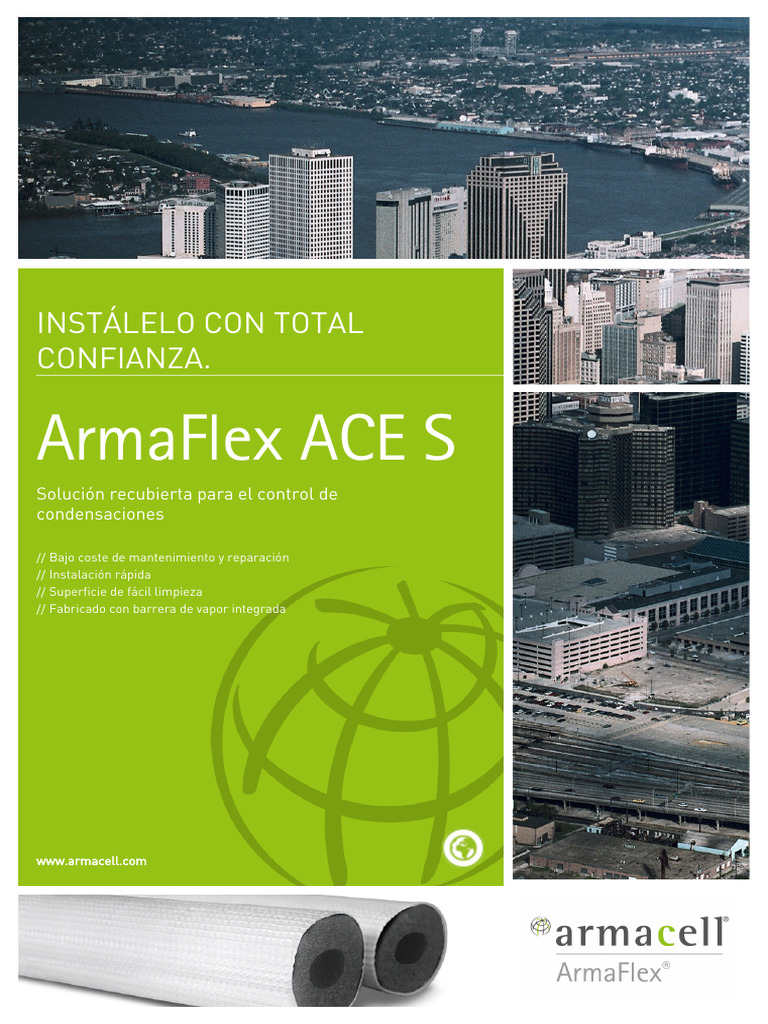 ArmaFlex ACE S - Technical Datasheet - es-ES | PDF | Aislamiento térmico | Materiales