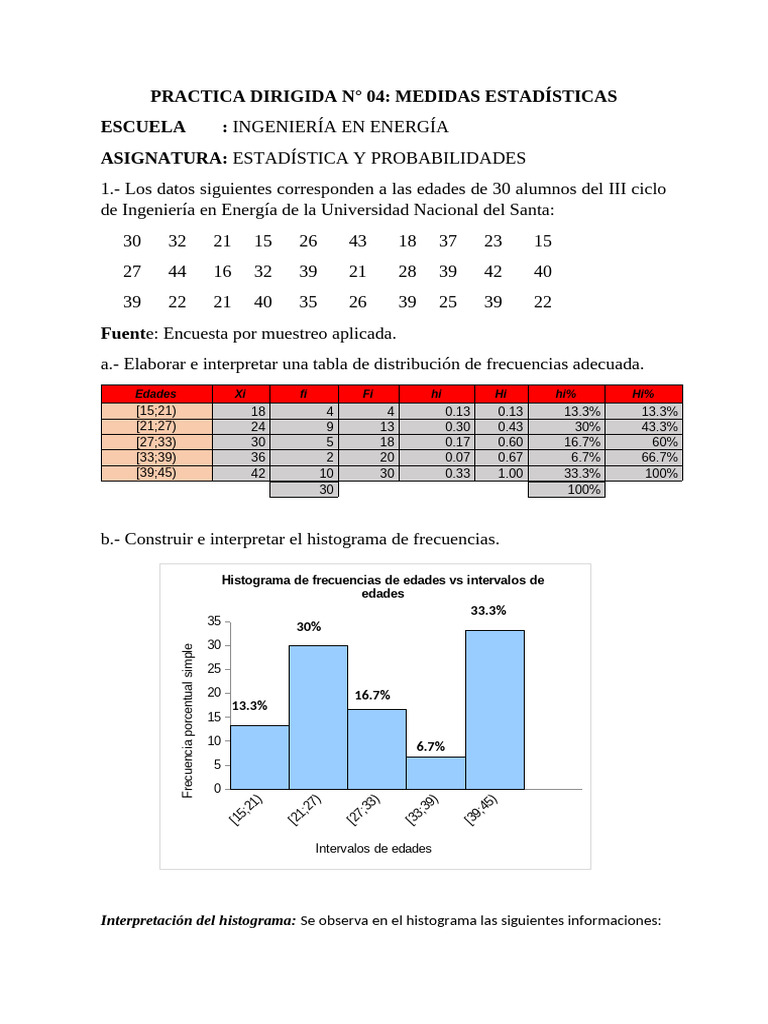 Practica 4 | PDF | Dispersión estadística | Mediana