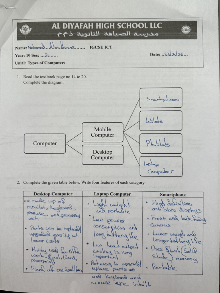 Ict Types of Computers | PDF