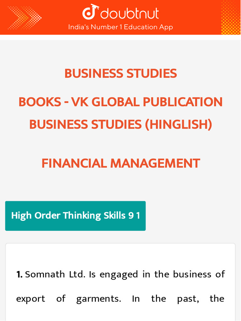 Books Doubtnut Question Bank | PDF | Capital Structure | Dividend