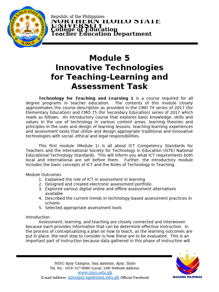 Module 5 - Lesson 1 AY 2024-25 | PDF | Educational Technology | Qr Code