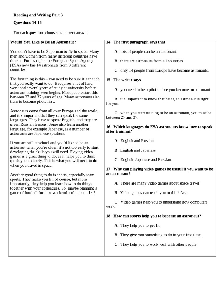 Becoming an Astronaut: Key Steps | PDF | Astronauts | European Space Agency