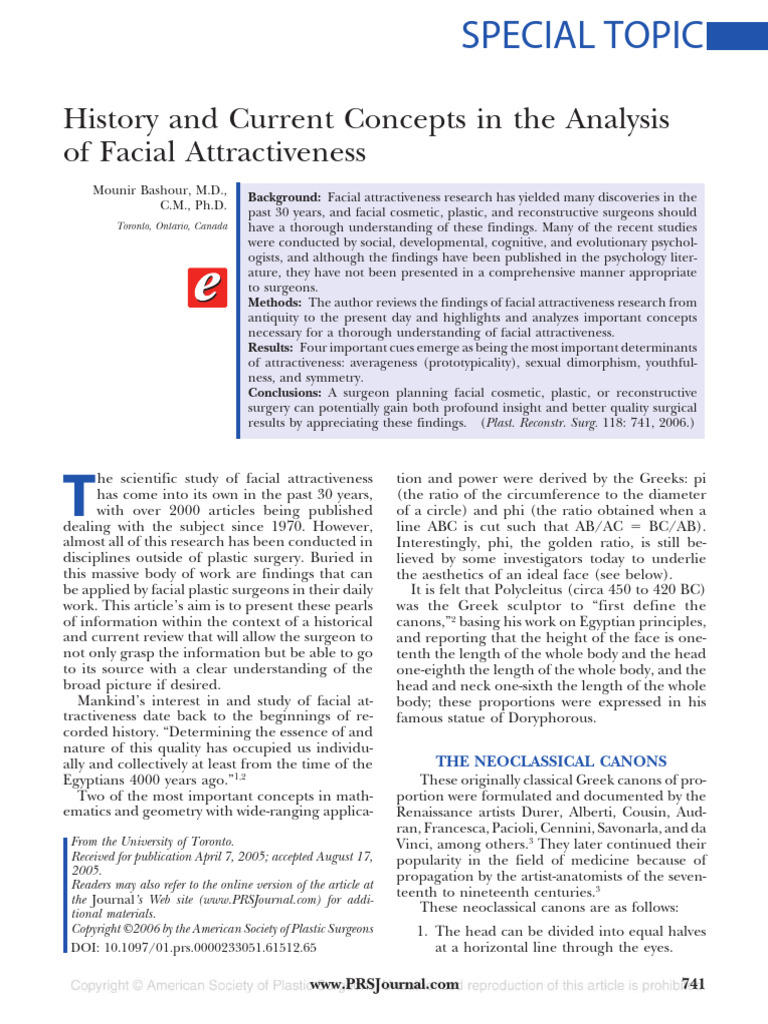 Bashour, M. Et Al - History and Current Concepts in The Analysisof ...