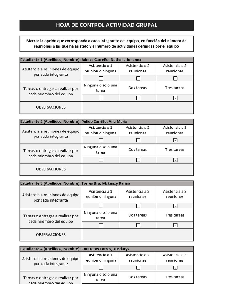 Hoja - de - Control - Trabajo - Grupal Sistem Protección | PDF