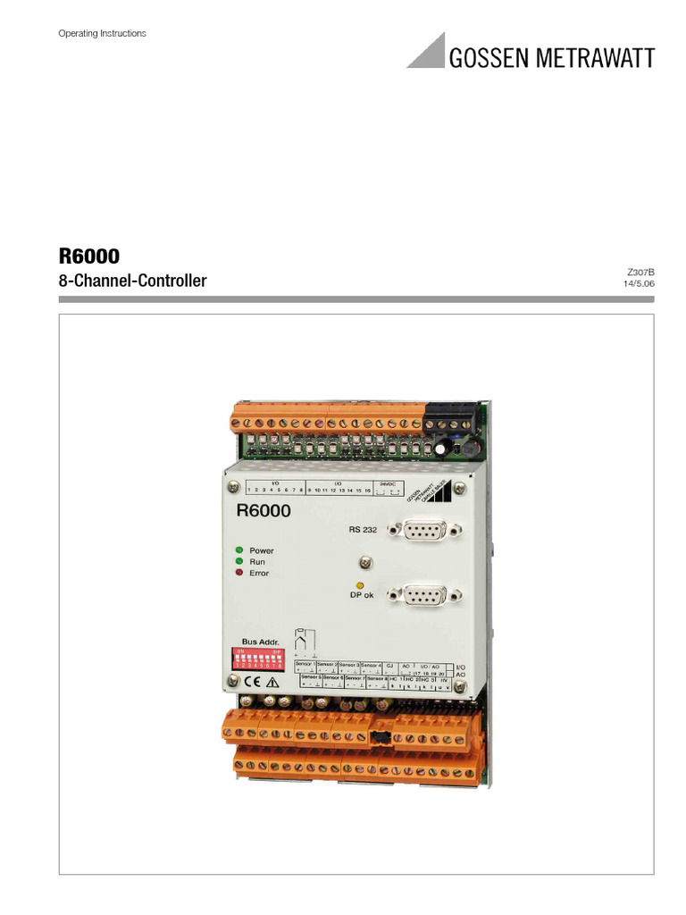 8-Channel-Controller: Operating Instructions | PDF | Computing ...