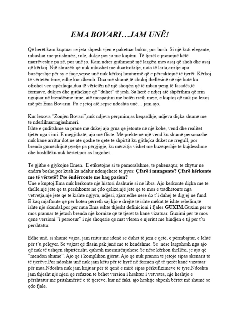 Ema Bovari | PDF