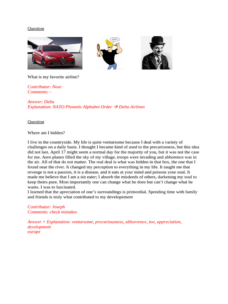 Booklet 5 Correction | PDF