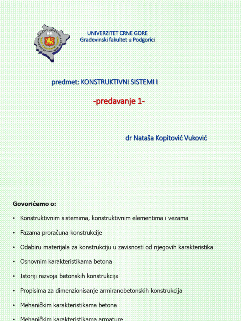KS1 Predavanja 1 | PDF