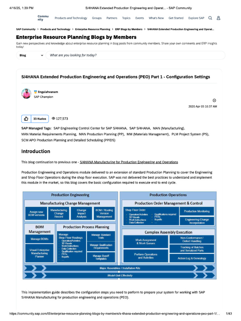 Sap Poe Basic Configuration | PDF