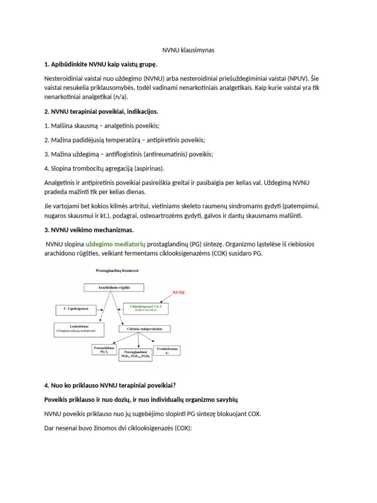 NVNU klausimynas | PDF