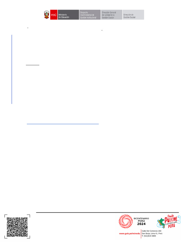 Oficio - Multiple 00142 2024 Minedu Vmgi Digc Dige | PDF