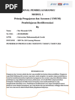 Contoh Jurnal Pembelajaran Modul 1 Prinsip Ubd - Delli Hardianti | PDF