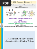 BIO 101 - Lecture Notes 1 | PDF | Gene | Cell (Biology)