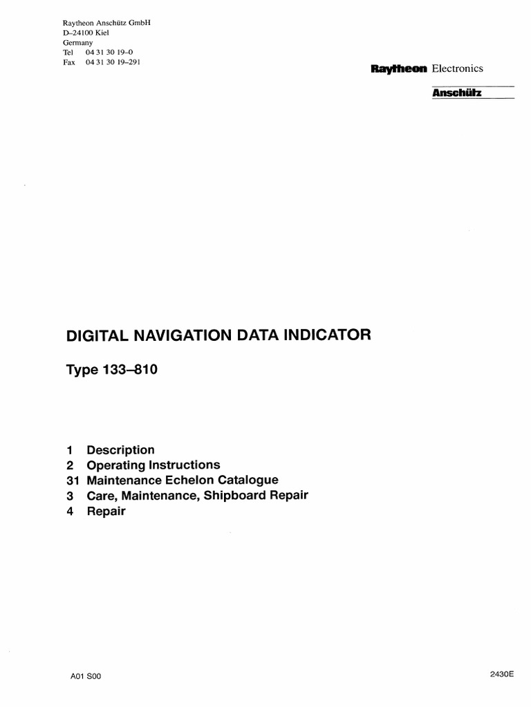 2430 Digital Navigation Data Indicator | PDF
